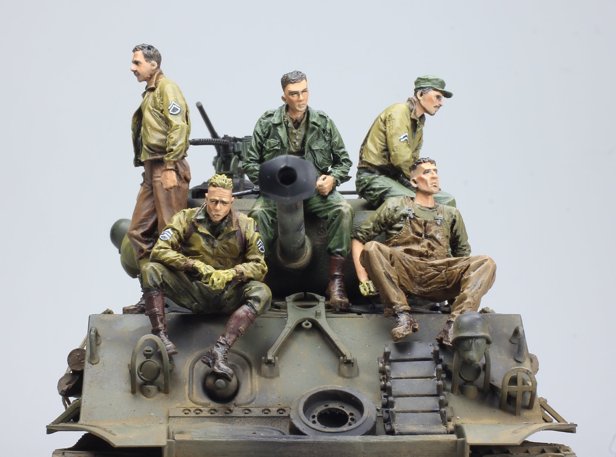 US Tankers Team , 1/35 Scaled Ratio, World War 2 – ProBuiltModel