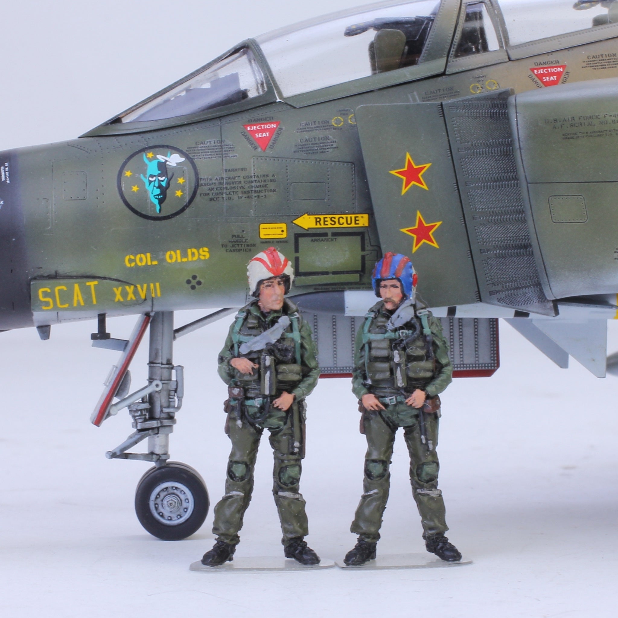 Set 02 US ACE Pilots vietnam war, 1/48 Scaled Ratio – ProBuiltModel