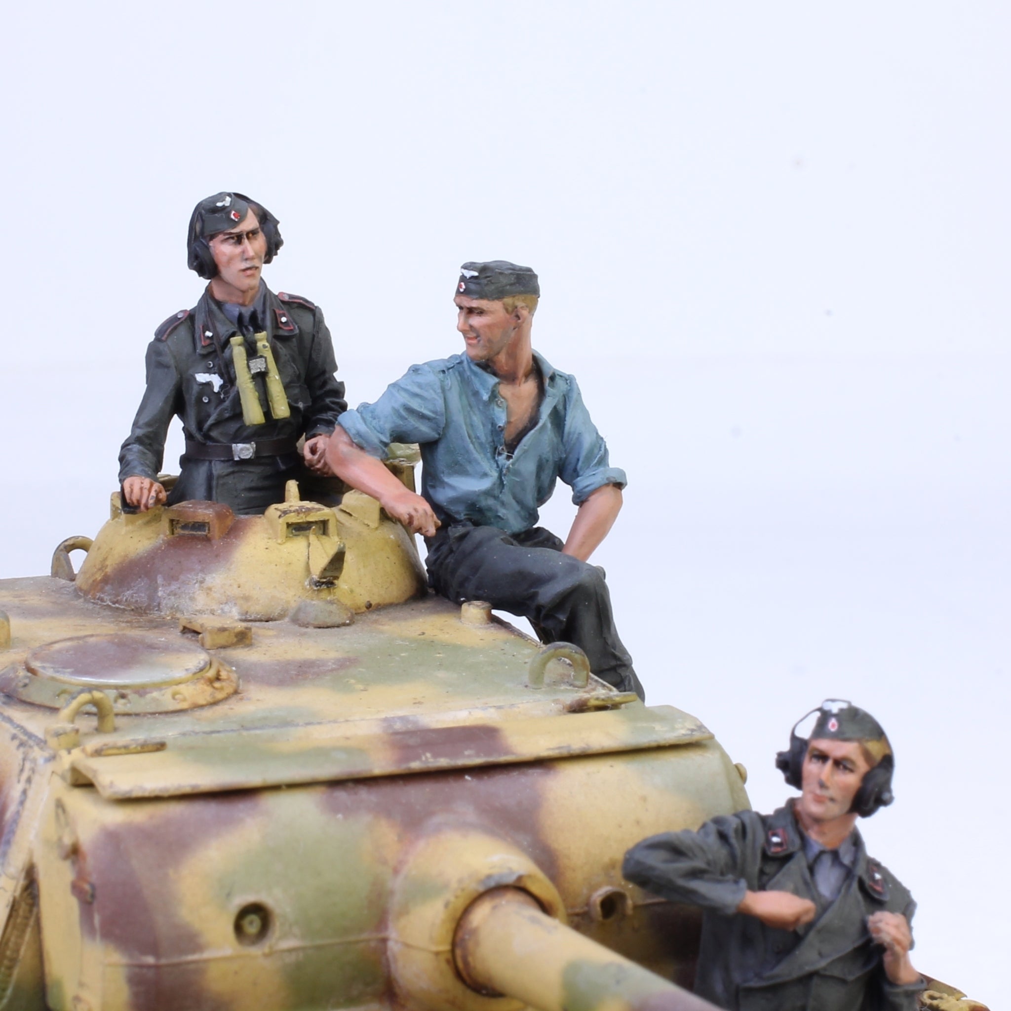 Set 03 ProPainted German Tank crews (Tiger, Panther, Panzer) WW2 ...