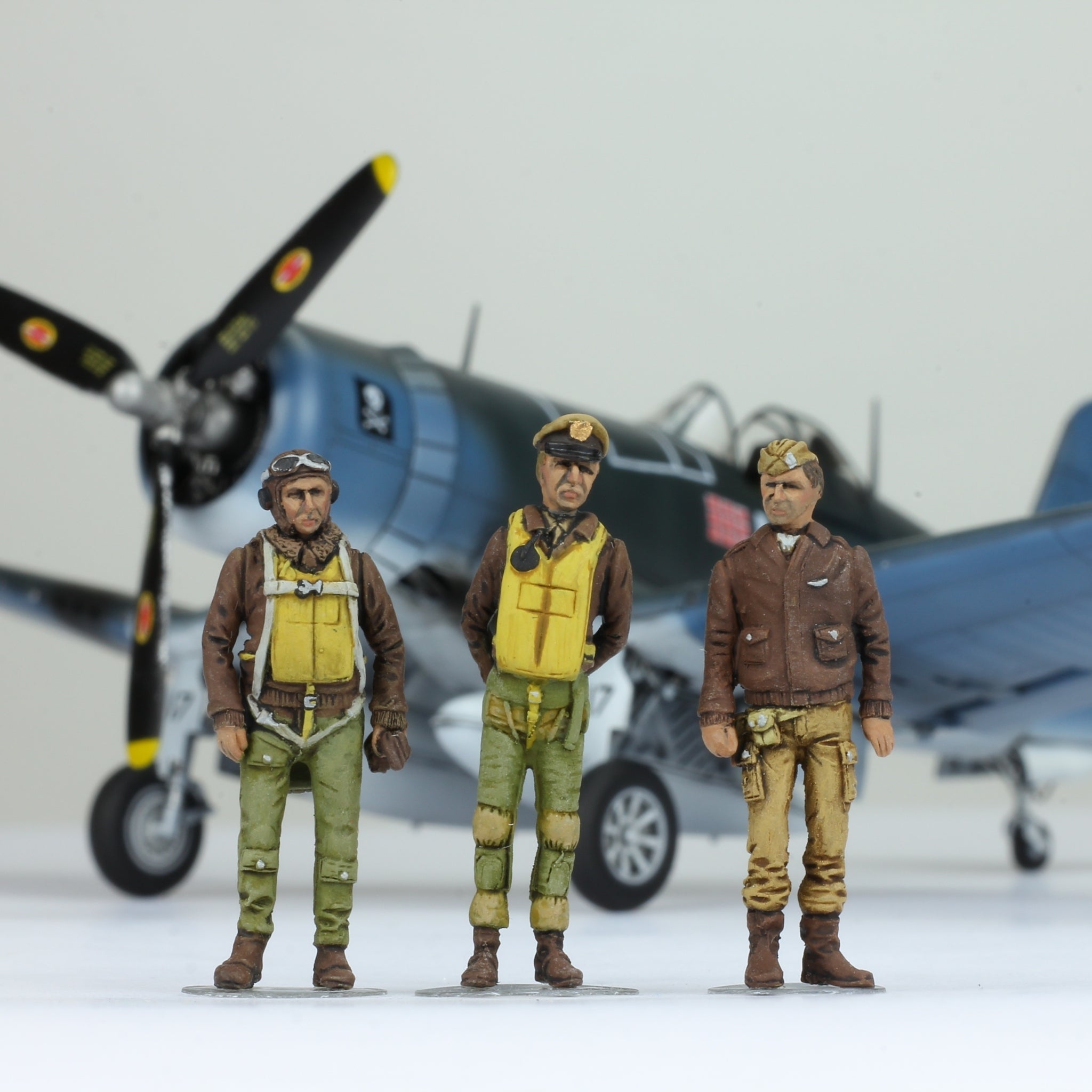 ProPainted Set 03 1:48 USAAF Fighter Pilots World War II (No aircraft ...