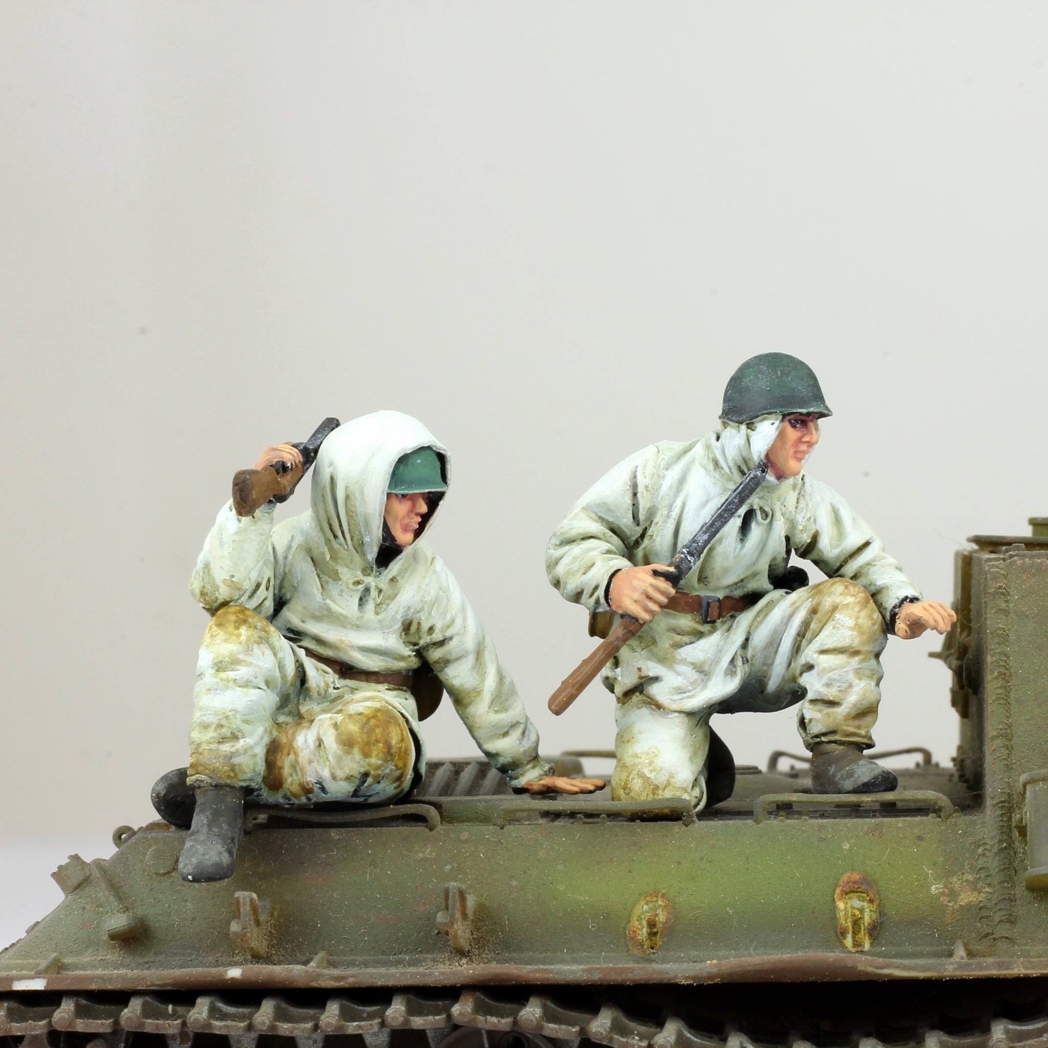 Set 02 ProPainted 1:35 Soviet Tank Riders Winter Uniform WW2 (No Tank ...
