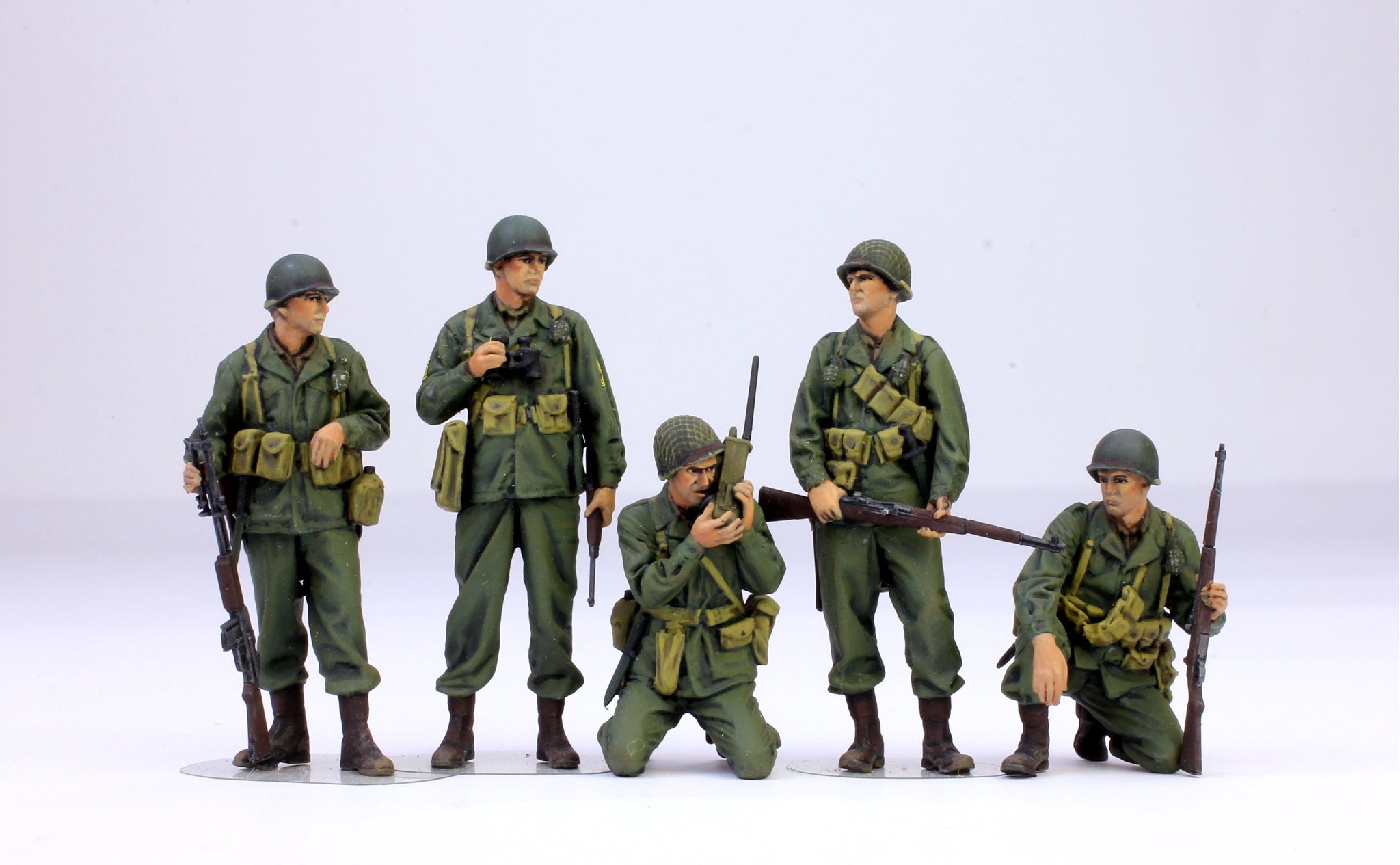 Set ProPainted Figures US Army Infantry Scout set (05 soldiers), WW2 ...