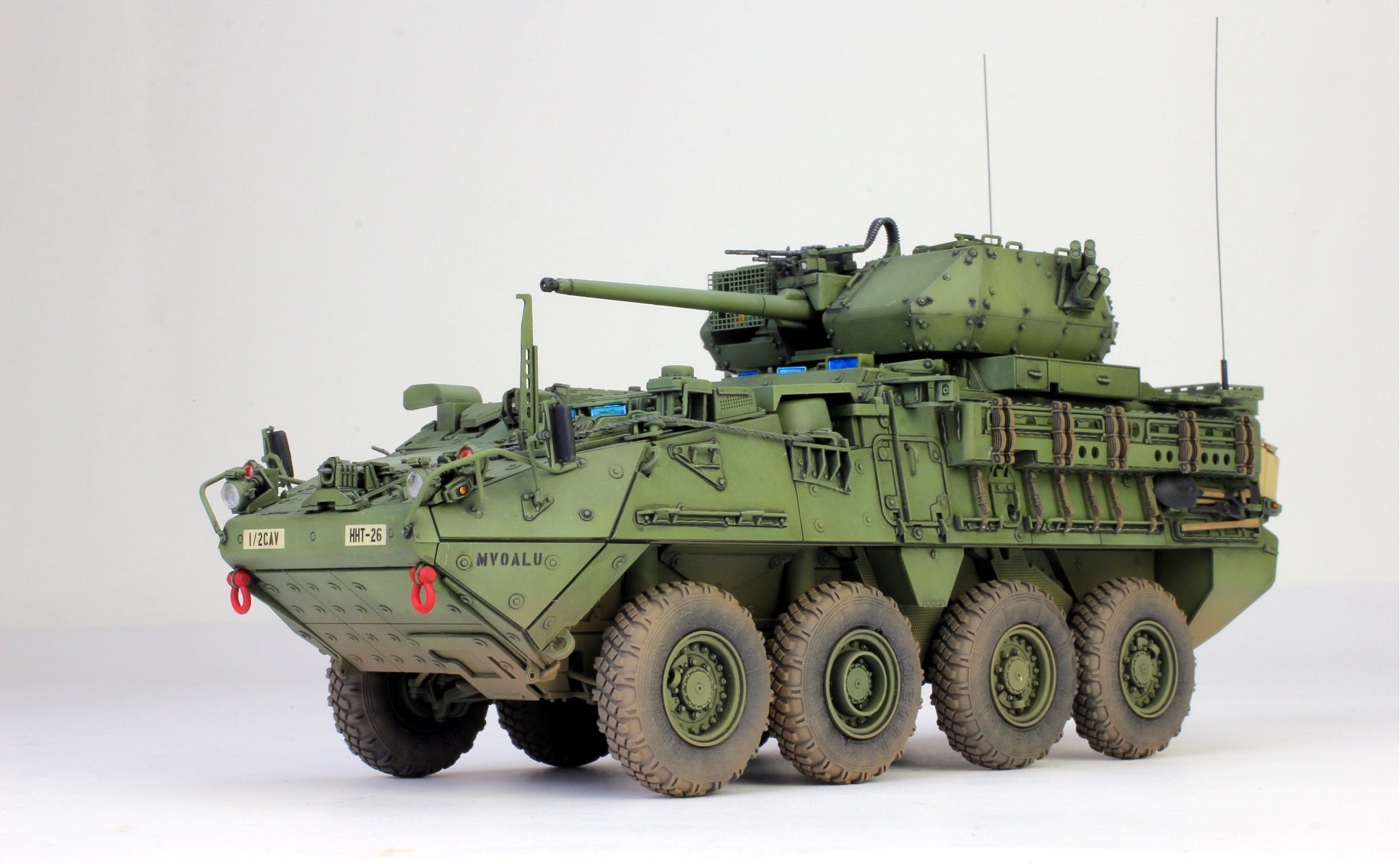 M1296 Stryker Dragoon IFV, 1/35 Scaled Ratio, Pro Built Model ...