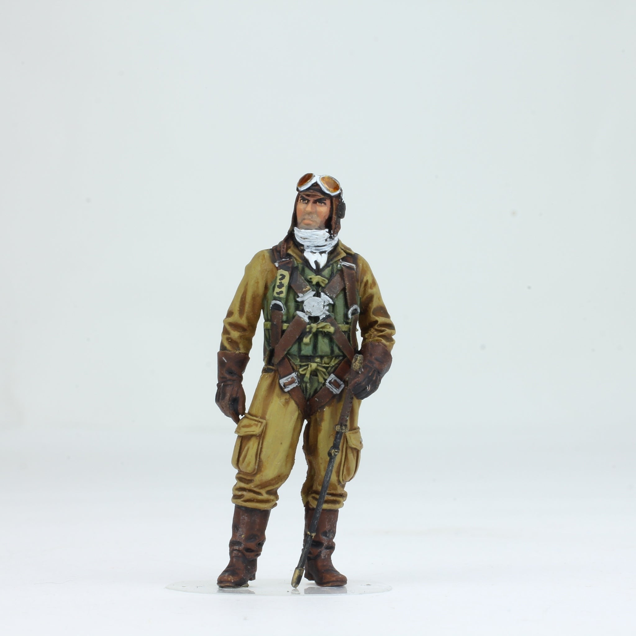Pro-Painted Imperial Japanese Navy Pilot, 1/32 Scaled Ratio, World War ...