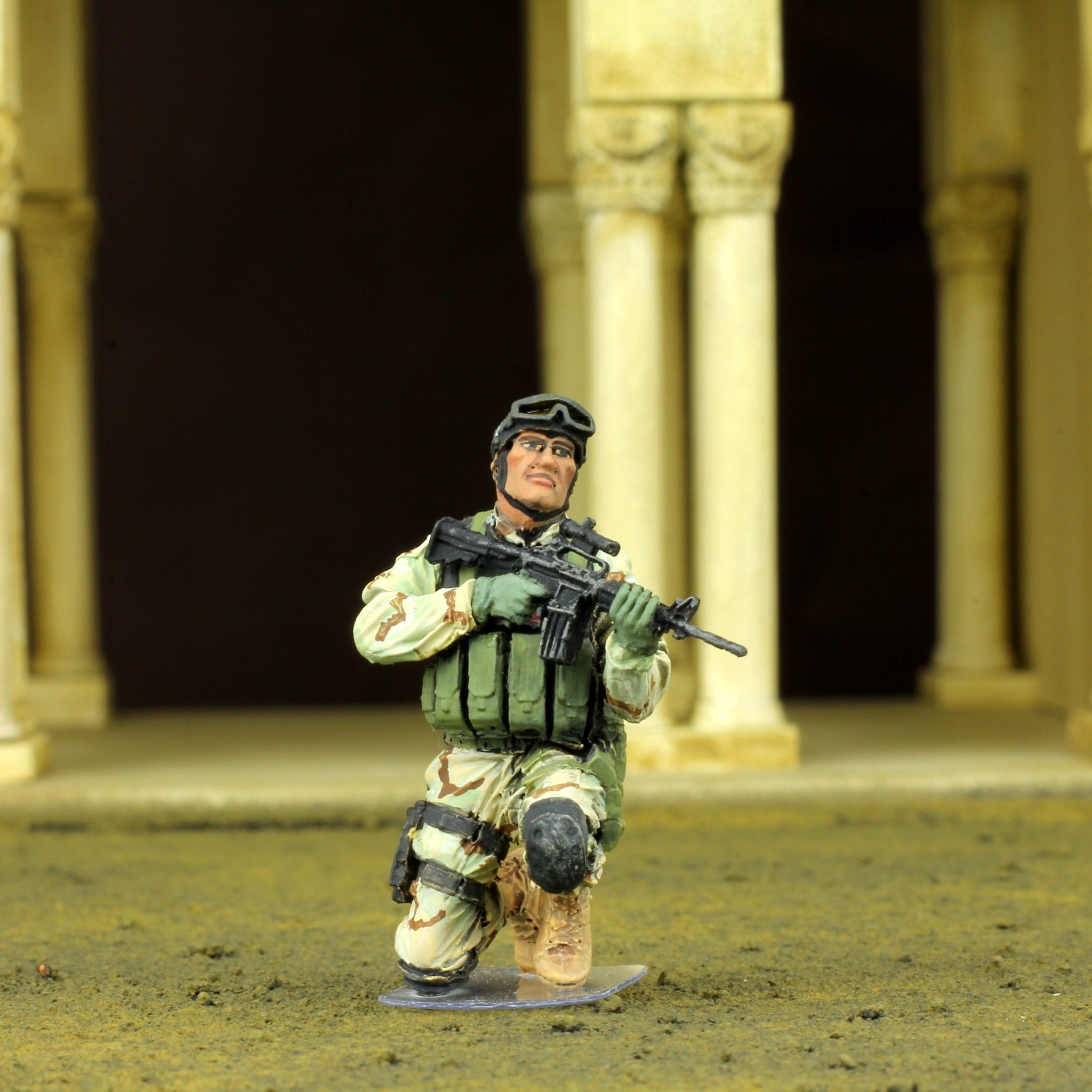 ProPainted 1:35 Delta Force Operator – Kneeling Combat Pose – Mogadish ...