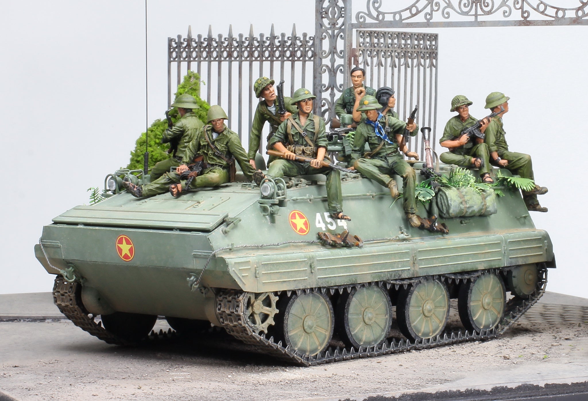 NVA Type-63 APC /w 9 riders & crews Vietnam war in April-30-1975, 1/35 ...