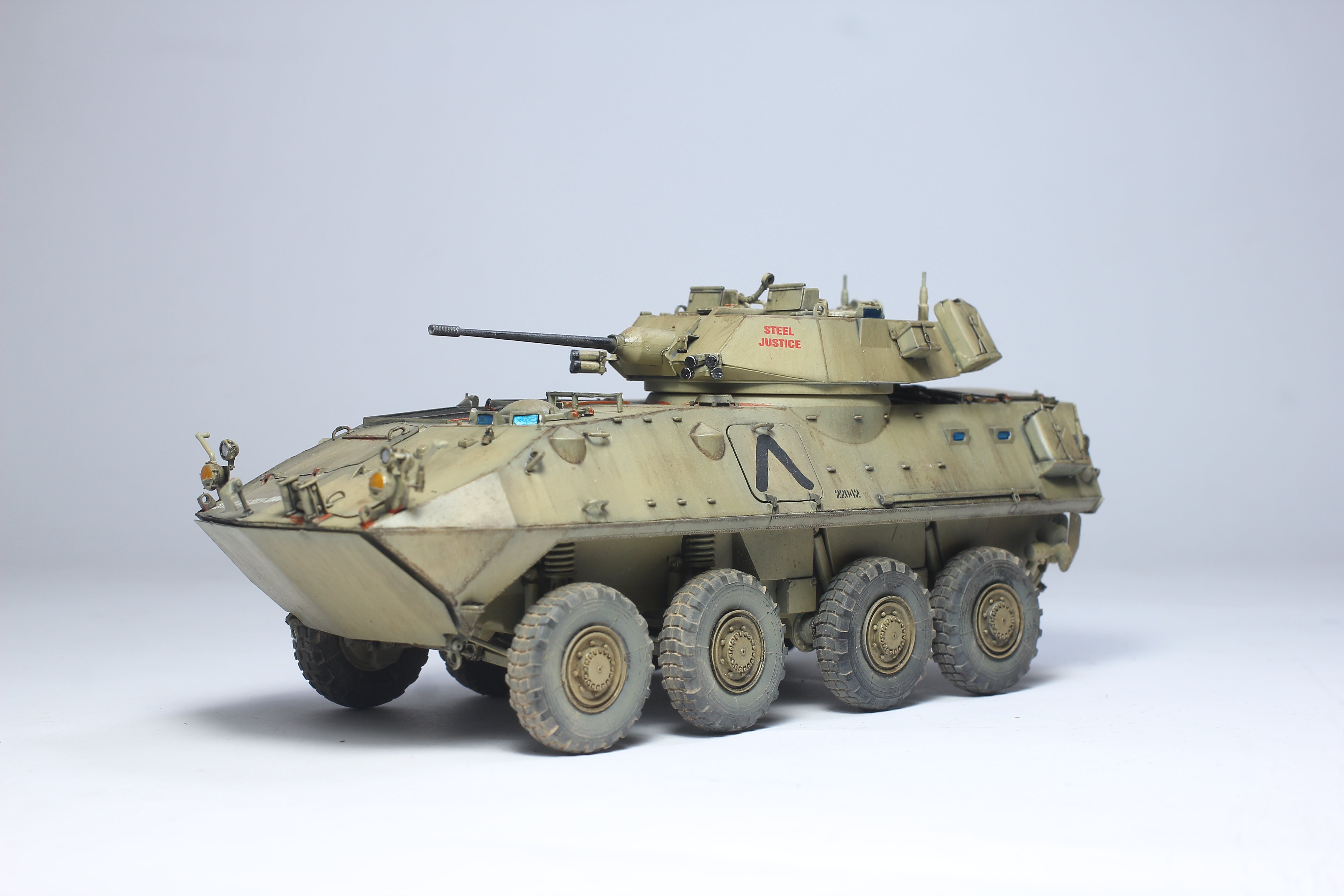 ProBuilt Model LAV-25 Piranha, 1/35 Scaled Ratio, Gulf War – ProBuiltModel
