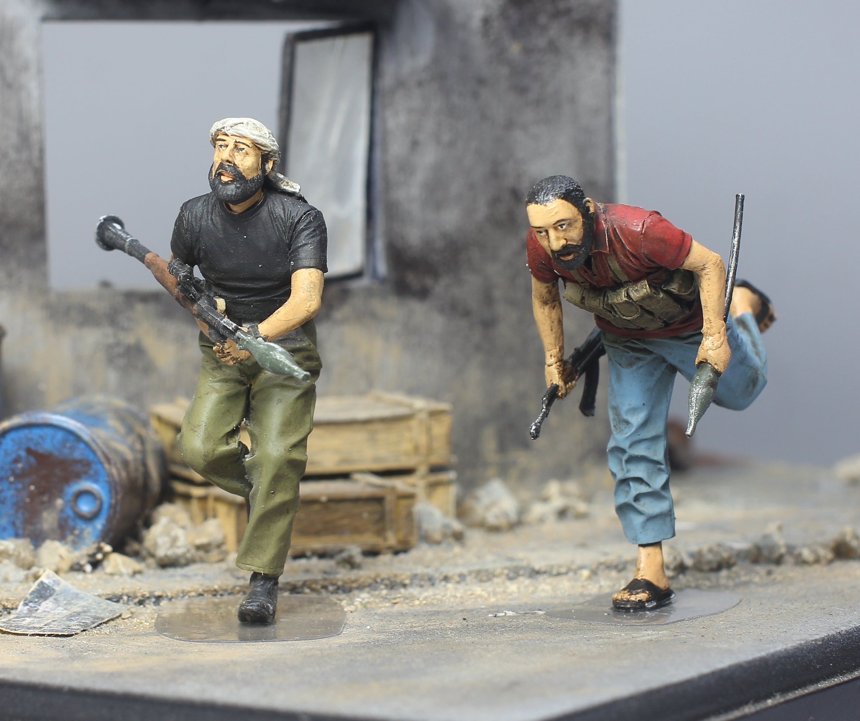 Middle East Fighters (02 figures) 1/35, Modern War – ProBuiltModel