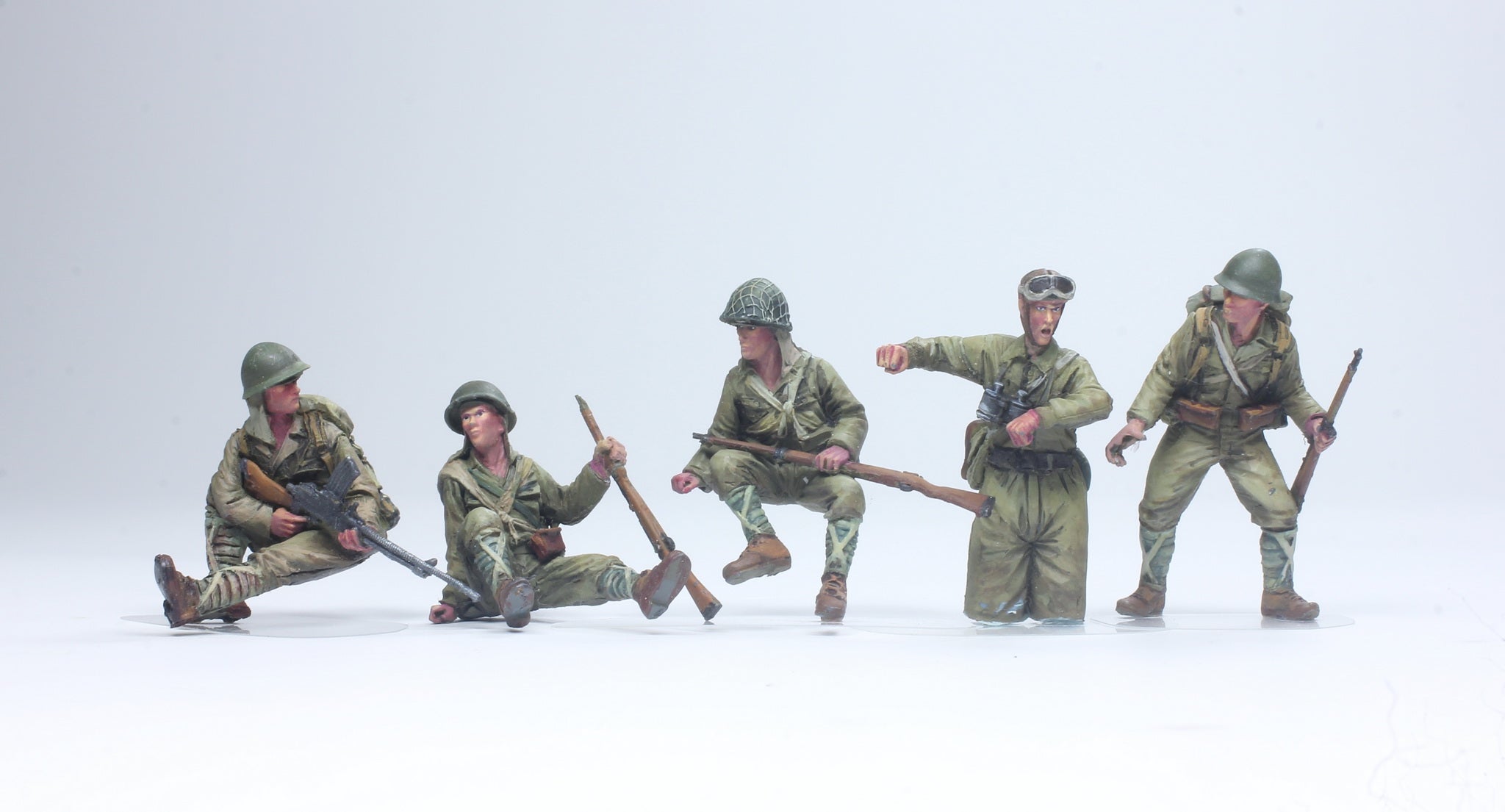 IJA Japanese Tank Riders (01 Tank Commander & 4 Riders) 1/35, WW2 ...