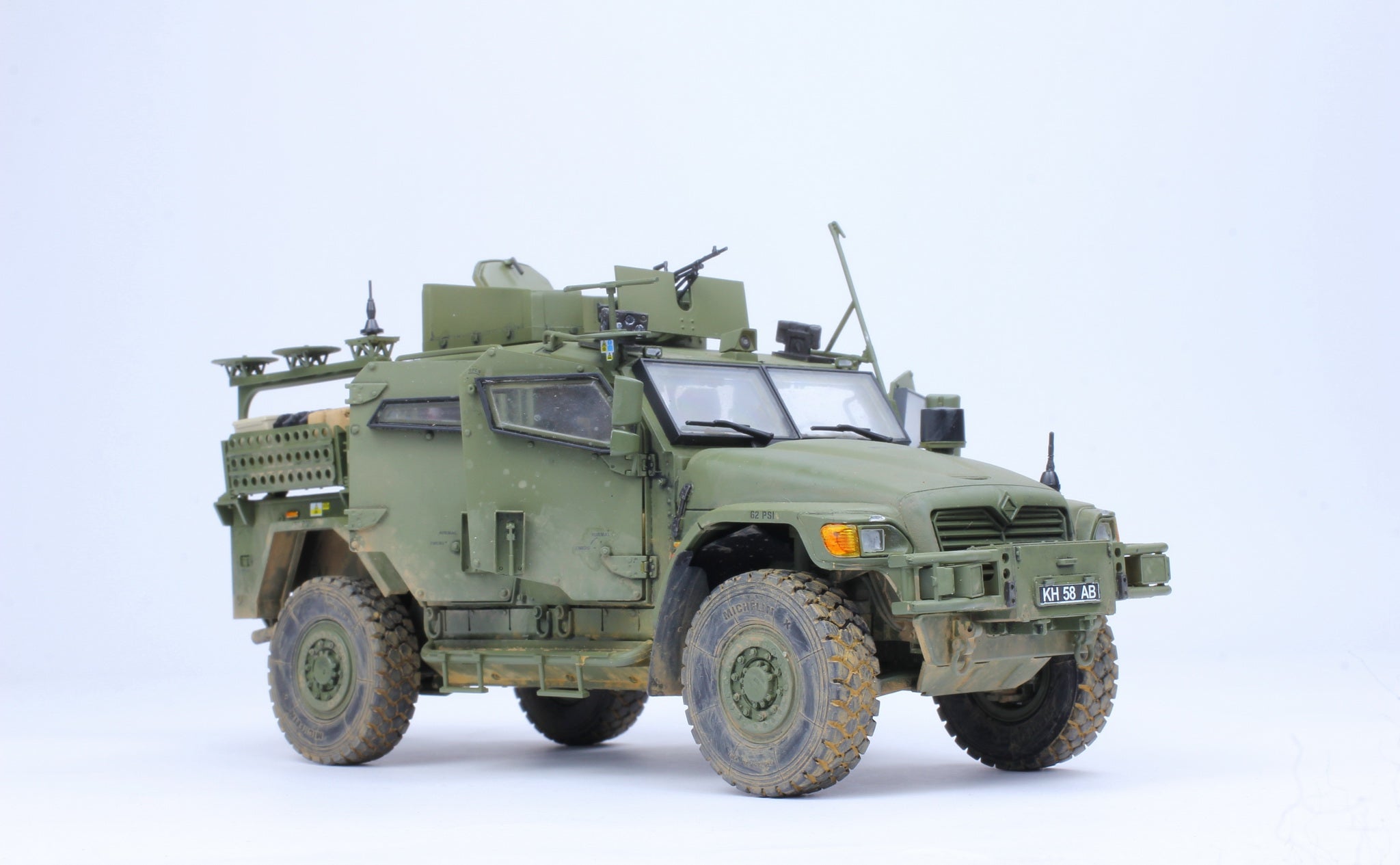 Cougar 6x6 MRAP Model, Armored Vehicle in 1/35 Scaled Ratio ...
