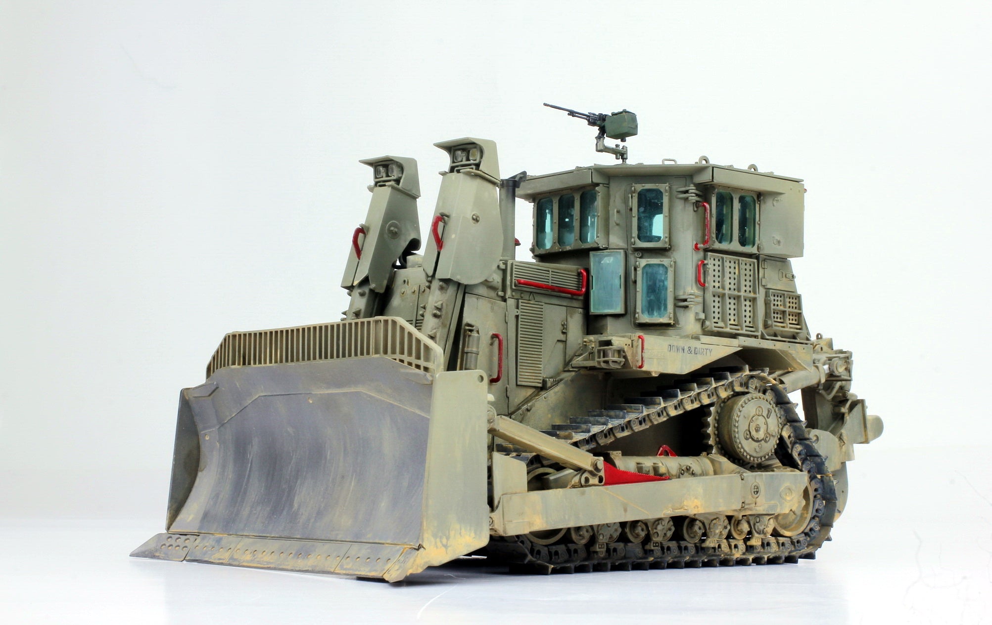 PreBuilt D9R Armoured Bulldozer (Meng Model), 1/35 Scaled Ratio ...