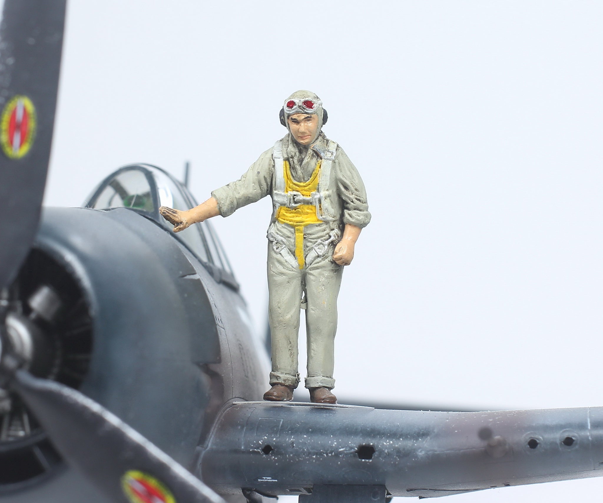 WWII USAAF Pilot (No1) 1/48 Scaled Ratio, World War II – ProBuiltModel