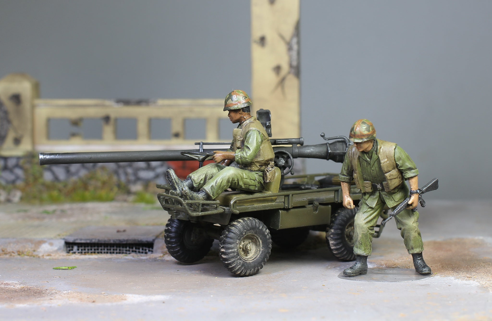 M274 Mule w/106mm RR & Crew (Hue City 1968), 1/35 Scaled Ratio, Vietna – ProBuiltModel