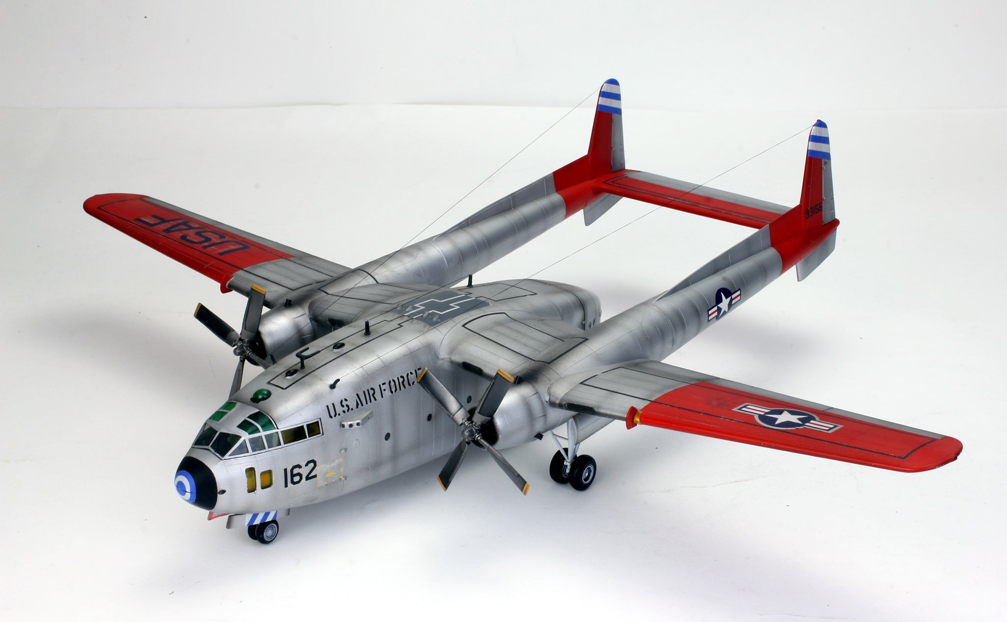 USAF C-119C Flying Boxcar 1:72 Pro Built Model – ProBuiltModel