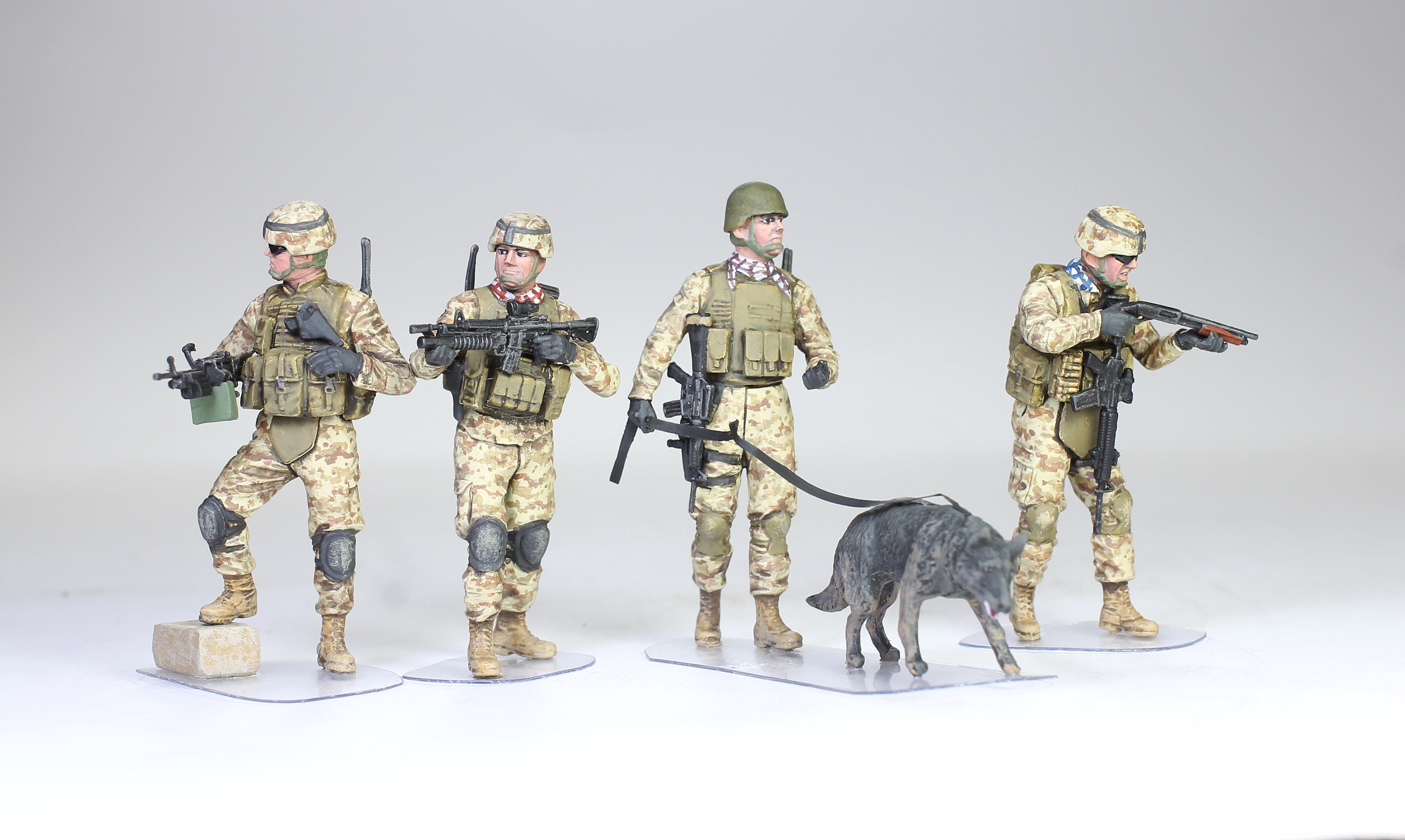 Preorder 1:35 ProPainted Modern US Infantry Cordon & Search Team – 4 F ...