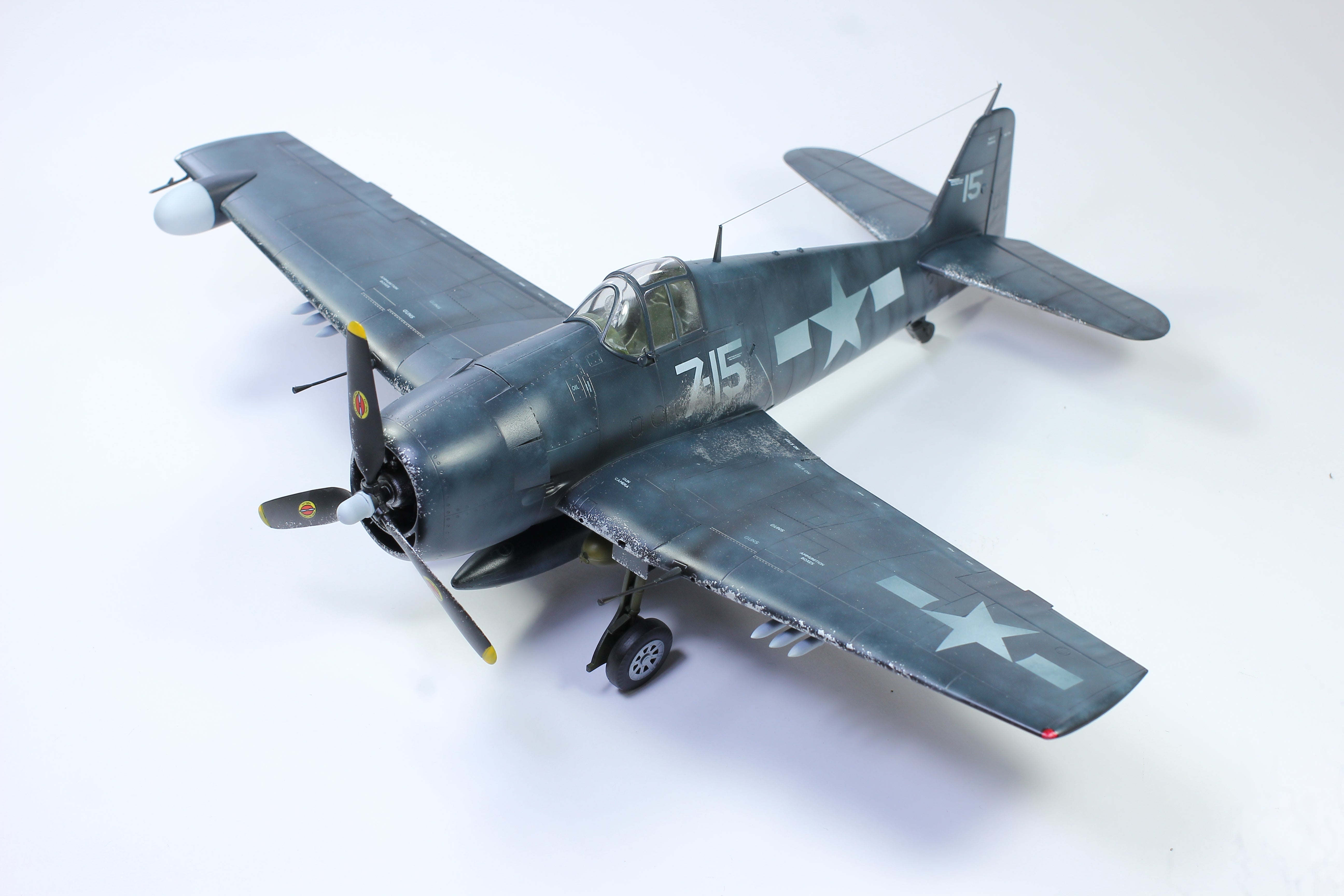 ProBuilt Model US Navy 1/48 Grumman F6F-5N Hellcat in WW2 – ProBuiltModel
